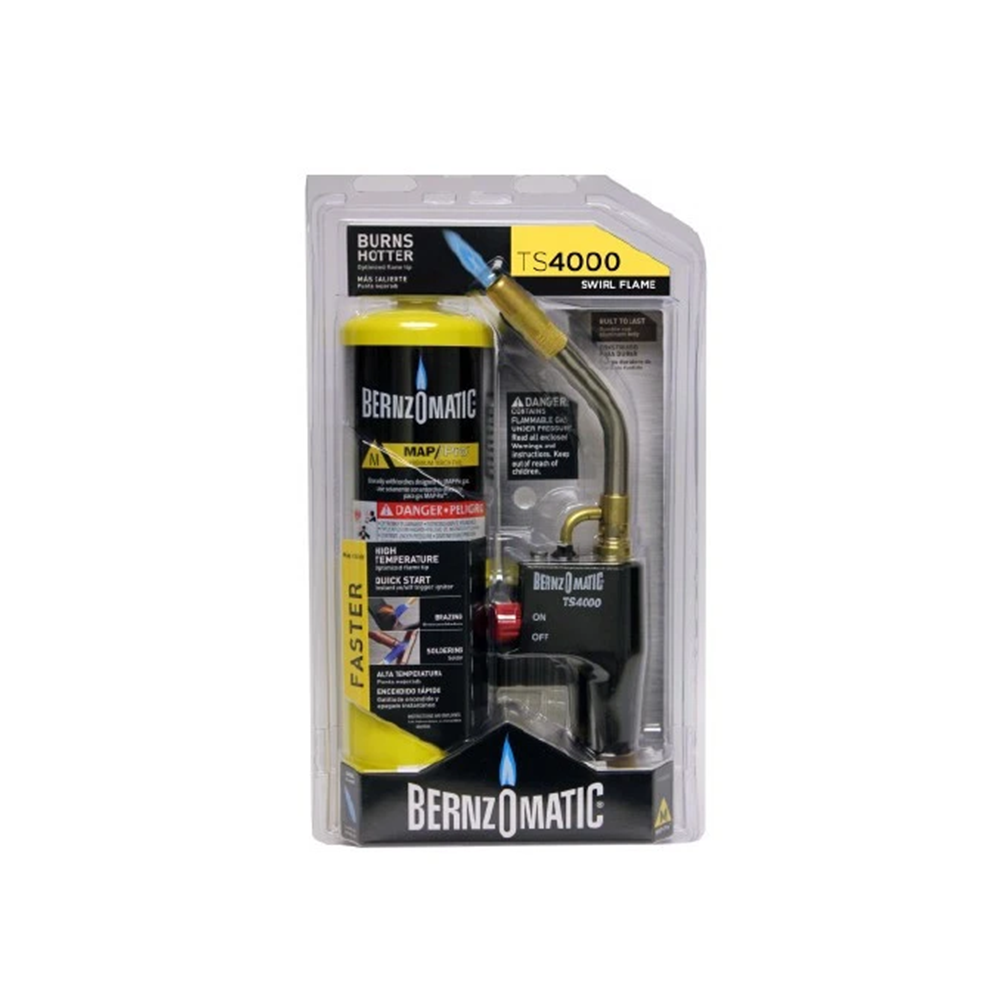 Bernzomatic TS4000 Trigger Start Torch Kit – Includes 2x MAP-Pro ...